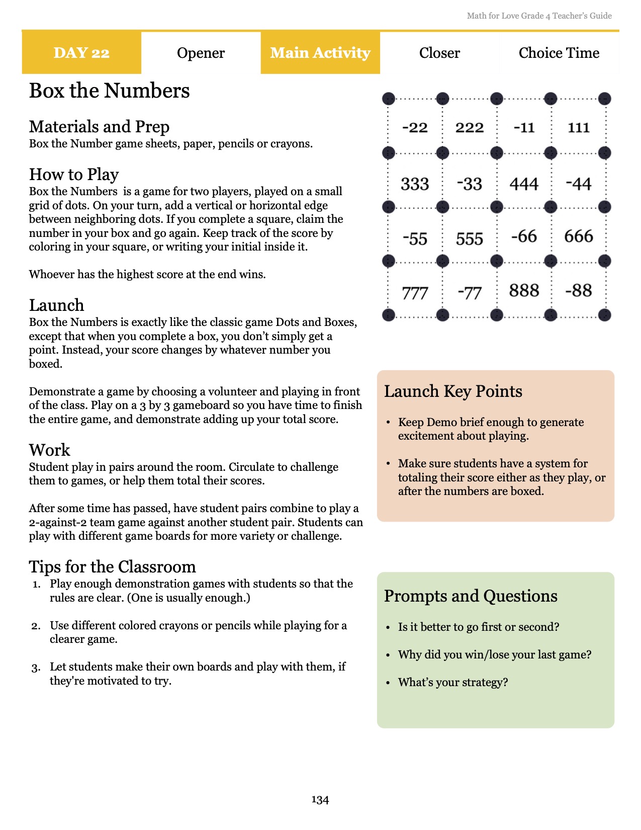Box the Numbers - Math For Love