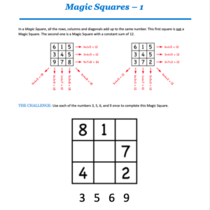 Puzzles of the Week Volume 1 - Math For Love